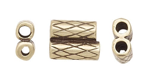 How to Use Slide Tube Clasps jewelry tutorial (step-by-step)