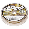 Beading wire, Accu-Flex®, nylon and 24Kt gold-plated stainless steel ...