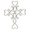 Wire frame, steel, 5x4-inch cross. Sold individually. | Fire Mountain ...