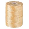Thread, C-Lon®, nylon, apricot, 0.5mm diameter. Sold per 92-yard spool ...