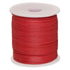 Cord, waxed cotton, red, 1mm, 20-pound test. Sold per 100-meter spool ...