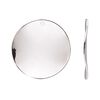 Drop, silver-plated steel, 26mm wavy flat round. Sold per pkg of 100 ...