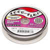 Beading wire, Accu-Flex®, nylon and stainless steel, clear, 49 strand ...