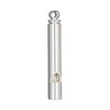 Focal, silver-finished brass, 36x5mm round tube whistle. Sold per pkg ...