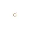 Jump ring, gold-plated brass, 5mm round, 3.4mm inside diameter, 20 ...