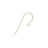 Ear wire, 14Kt gold-filled, 13mm fishhook with open loop, 21 gauge ...